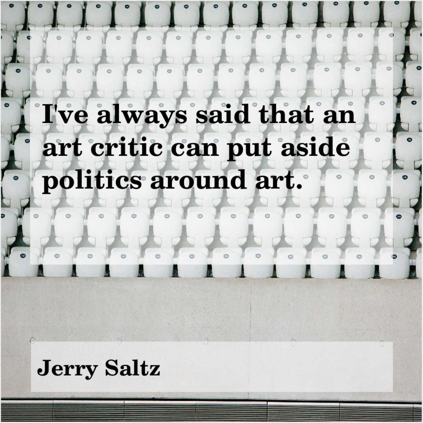 Sean Holden's Blog: Jerry Saltz – I’ve always said that an…