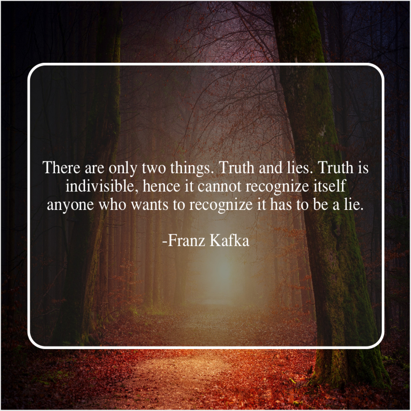 Sean Holden's Blog: Franz Kafka – There are only two things…