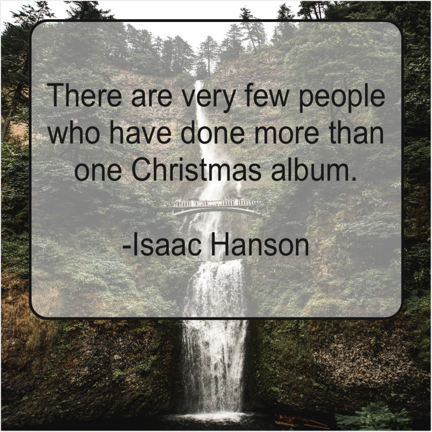 Sean Holden's Blog: Isaac Hanson – There are very few people…