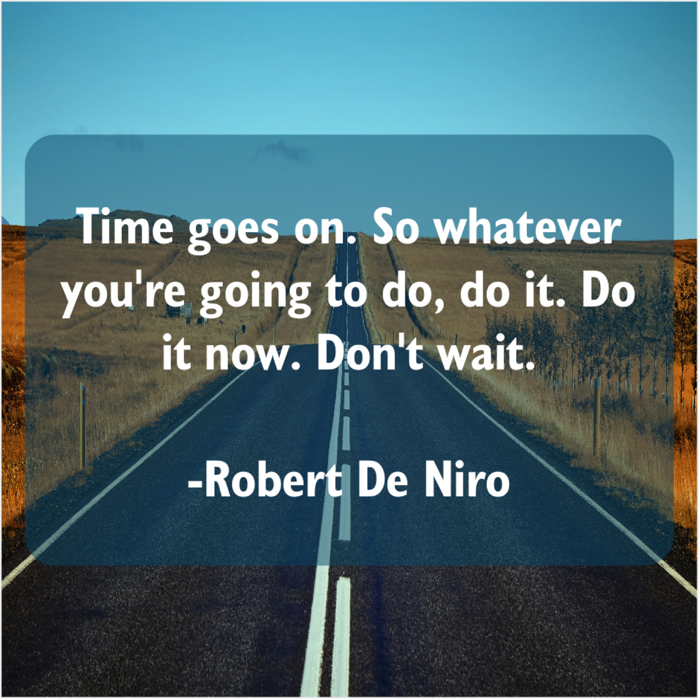 Sean Holden's Blog: Robert De Niro – Time goes on. So whatever…